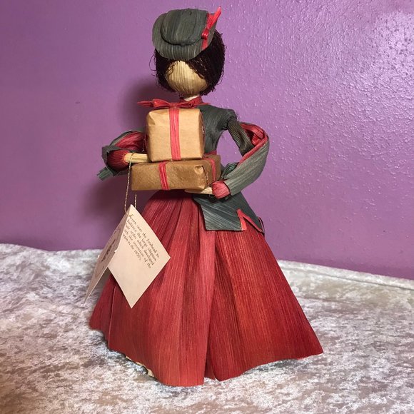 Judy Willis | Art | Christmas Cassie Corn Husk Doll By Judy Willis ...